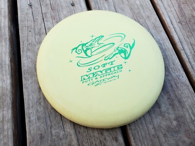 Gateway Disc Sports Soft Magic 165g Yellow Disc Golf Putter | eBay
