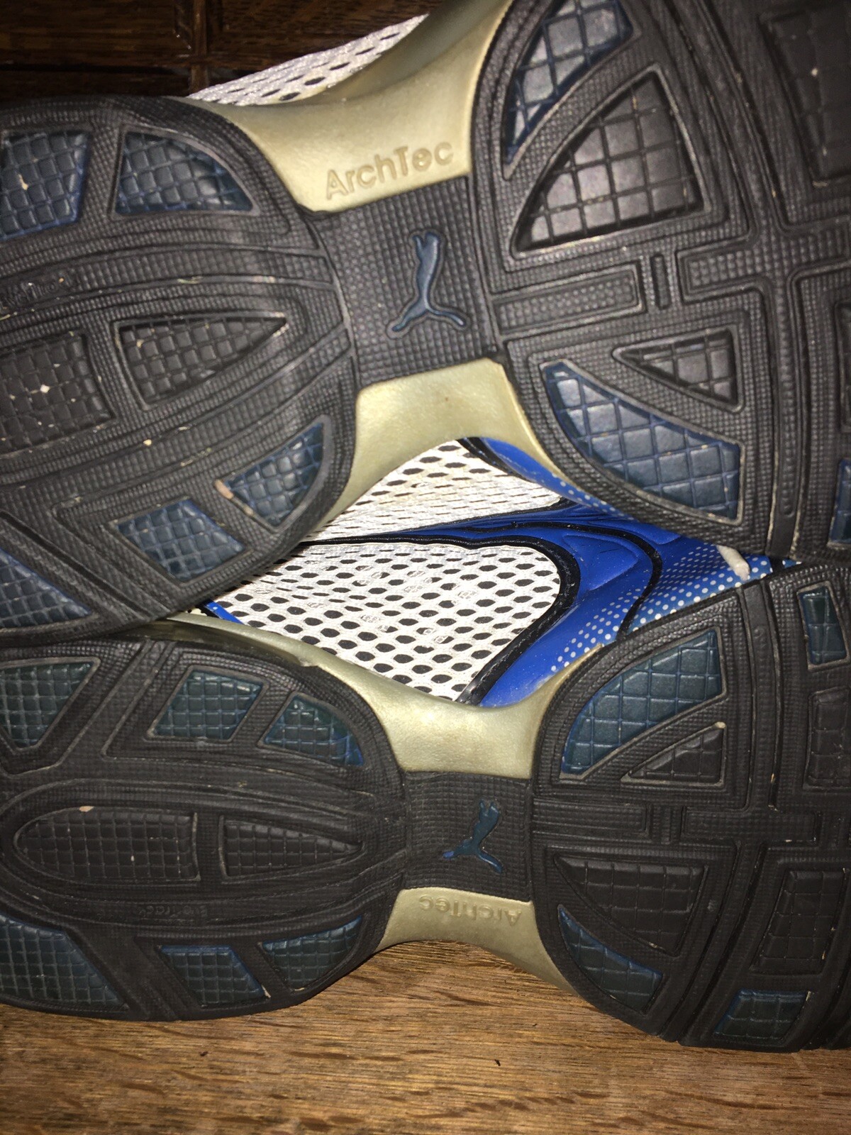 puma archtec men’s running shoes white blue black SZ 9.5 US | eBay