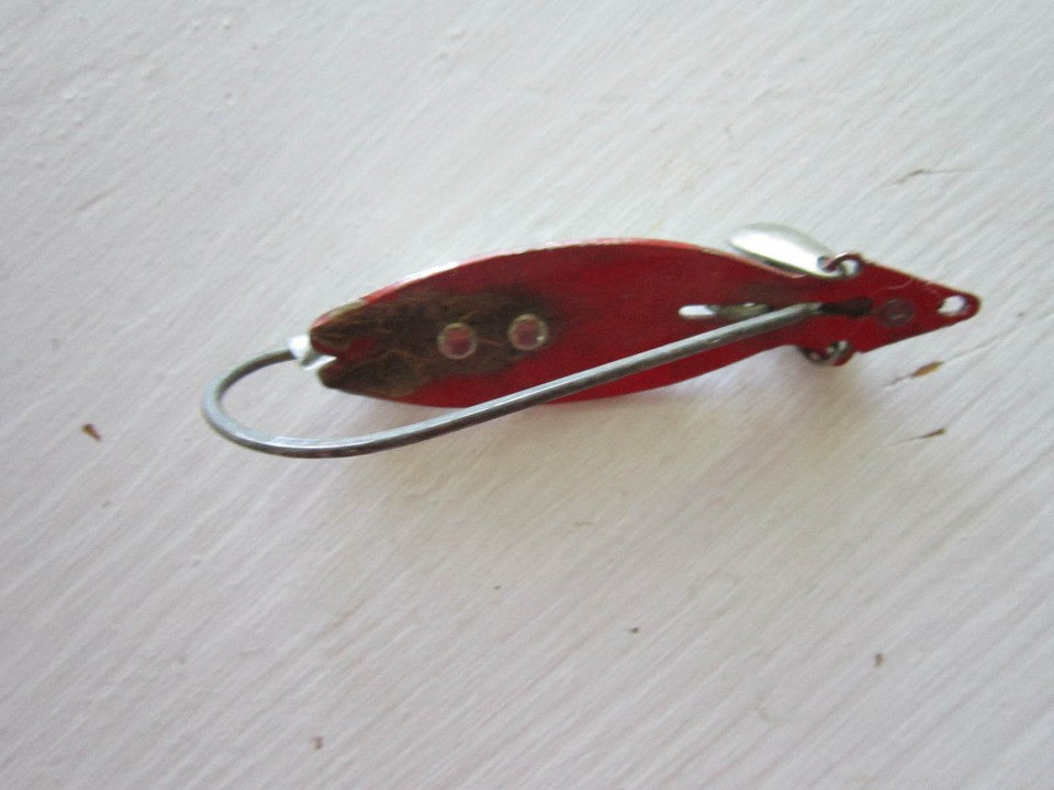 VINTAGE METAL SPRING LOADED SPINNER LURE | eBay