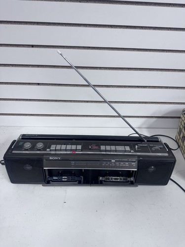 Sony CFS-W301 Sound Rider Dual Cassette Recorder AMFM Stereo Radio ...
