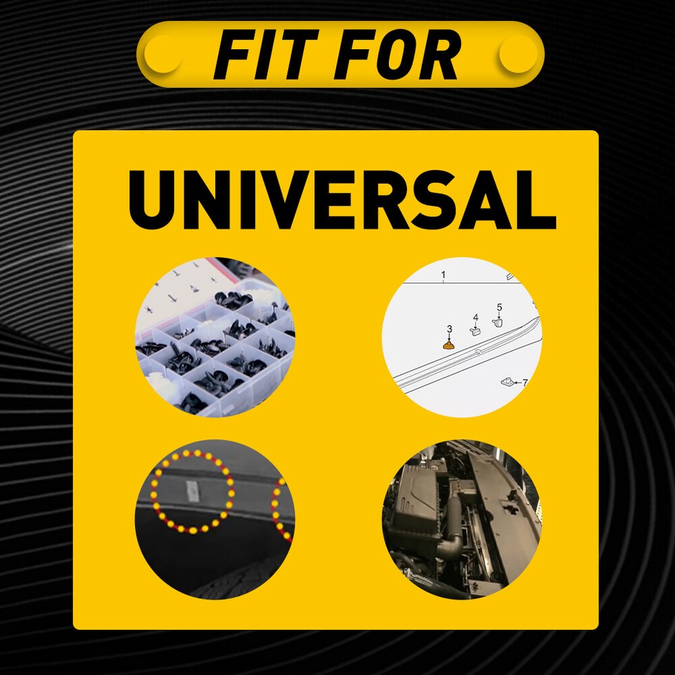 100 Pcs Rocker Door Moulding Clip With Sealer Fasteners Clip For GM ...