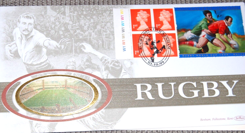 BENHAMS 1999 RUGBY TWICKENHAM POST MARK FDC | eBay