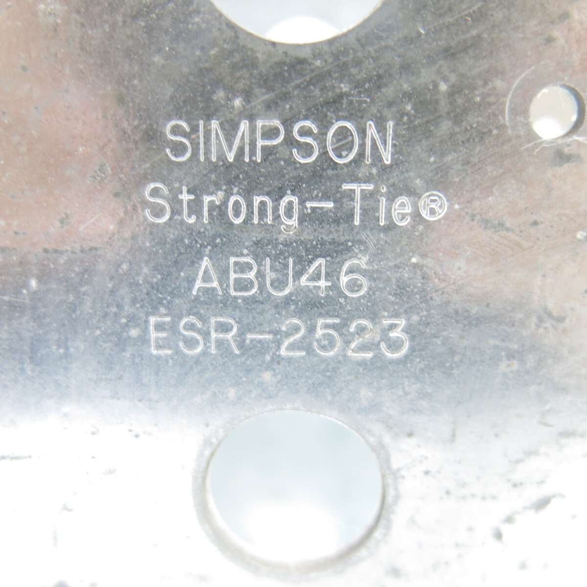 2PC Simpson Strong-Tie ABU46 Four Sided Galvanized Adjustable Post Base ...