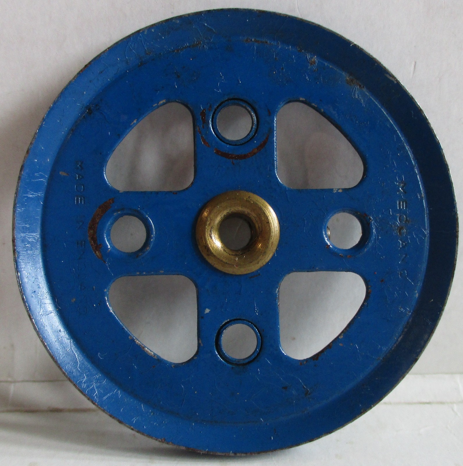 Meccano - Part 20a Blue Pulley - 2" Diameter Original Used - 2nd Class ...