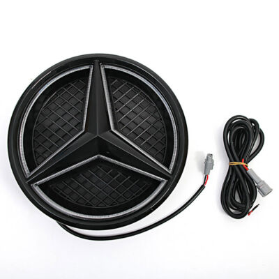 Front Grill LED Star Emblem Light Fit for Mercedes-Benz Illuminated ...