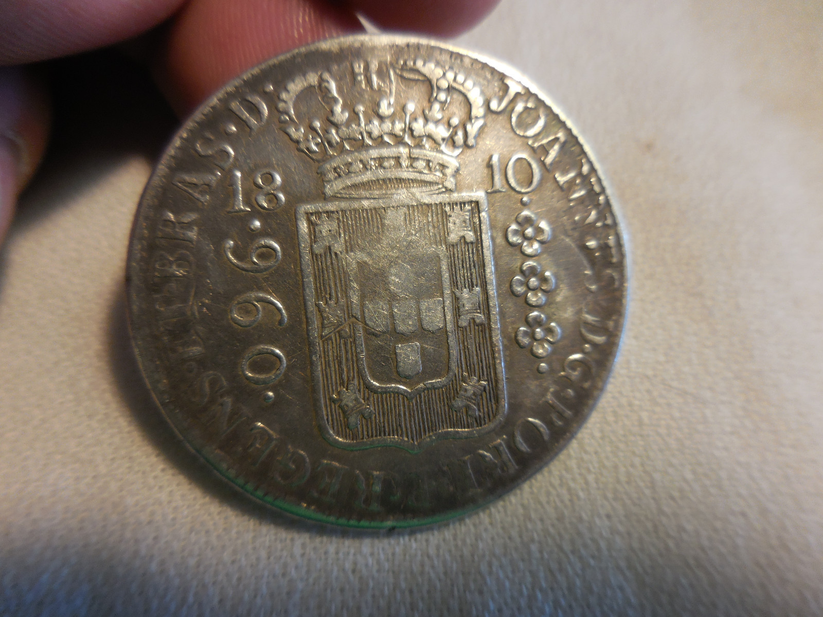 Brazil 960 Regens-et-bras d joannes d g port p 1810 star subq sign nata ...