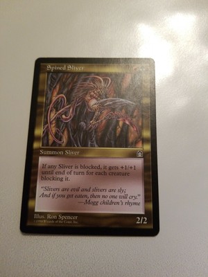 Spined Sliver Near Mint Normal English Magic the Gathering Stronghold ...
