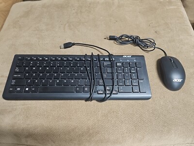 Acer USB Wired Low Profile Keyboard and Mouse ~ KBCR21 - MOLDUO | eBay