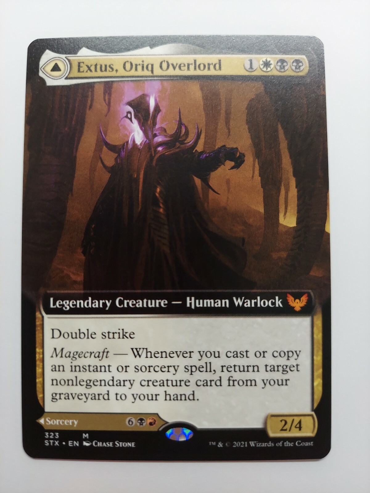 MTG 1x Extus, Oriq Overlord Awaken the Blood Avatar EXTENDED ART ...