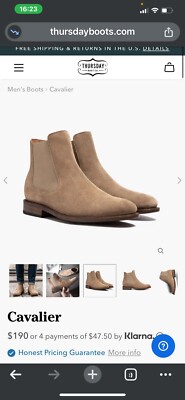 Thursday Boot - Cavalier - Size 12.5 Great Condition | eBay