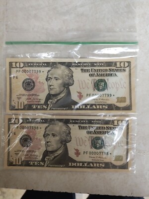 Uncirculated 2017A $10 Star Notes | eBay