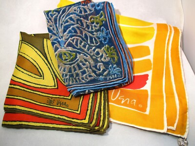 Vintage Lot of 3 Vera Scarves 2 w/Ladybug 1 w/ Gold Piece Collection | eBay