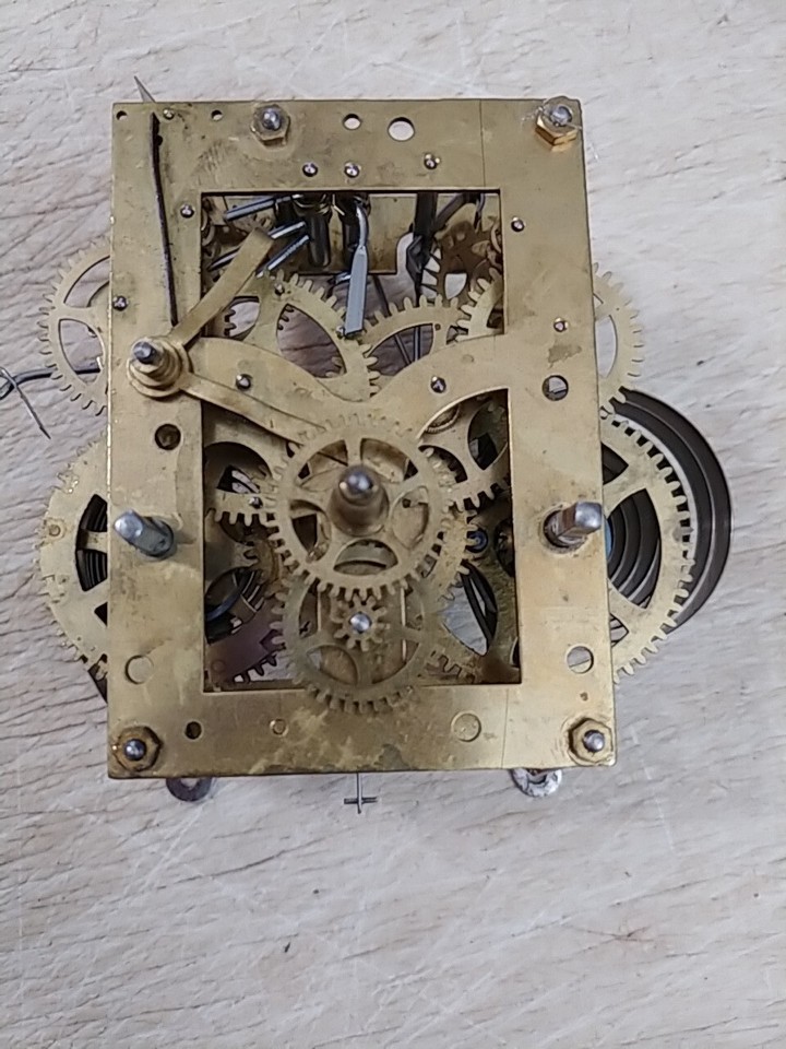 GERMAN WALL CLOCK 30 HOUR MOVEMENT & COIL STRIKE GONG | eBay