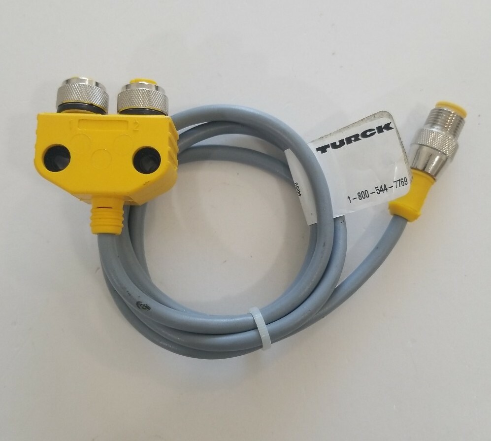 *NEW* TURCK VB2-RS 4.4T-1/2FKM4 2-BRANCH JUNCTION U0163-15 + WARRANTY ...