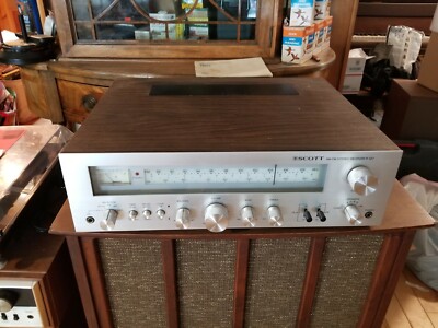 Vintage Scott R327 Receiver - Wood Grain - Nice shape, | eBay