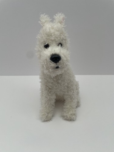 Ty Snowy Plush White Dog 8" Beanie Babies Adventures TinTin Wire ...