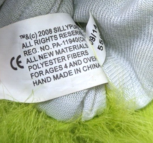 SILLY PUPPETS 14" SCRUFFY GREEN MONSTER HAND PUPPET 2014 | eBay