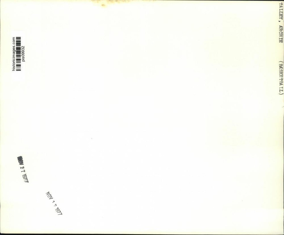 1977 Press Photo Basketball guard Archie Talley, New Jersey Nets ...