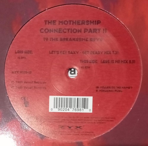 To The Breaksome Boys - The MOTHERSHIP Connection Part 2 - 1999 Zyx ...