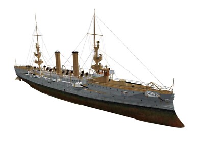 3D Printed kit 1/350 USS CL-23 ALBANY Protected Cruiser (full hull) | eBay