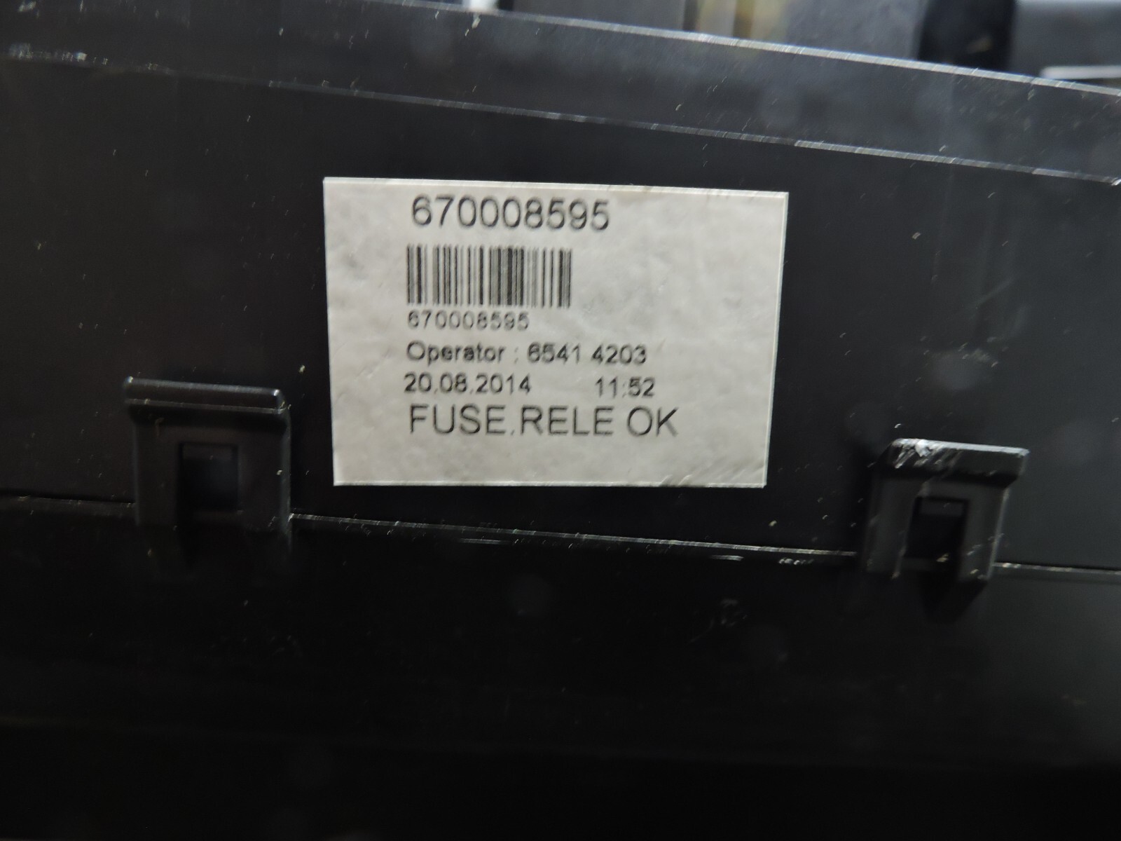 2014-17 MASERATI GHIBLI TRUNK FUSE RELAY JUNCTION BOX 670008595 | eBay