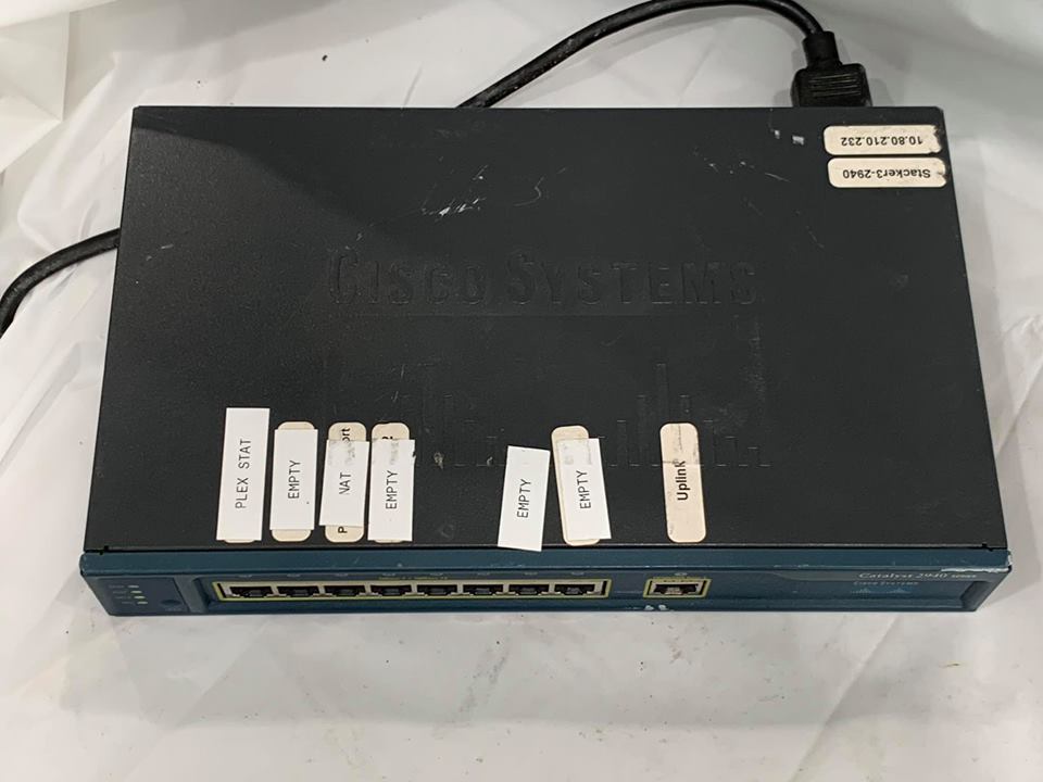 Cisco Catalyst (WS-C2940-8TT-S-RF) 8-Ports External Switch Managed for ...