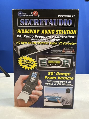 Secret Audio System Custom Autosound RF Controlled 140 Watt AM/FM/CD ...