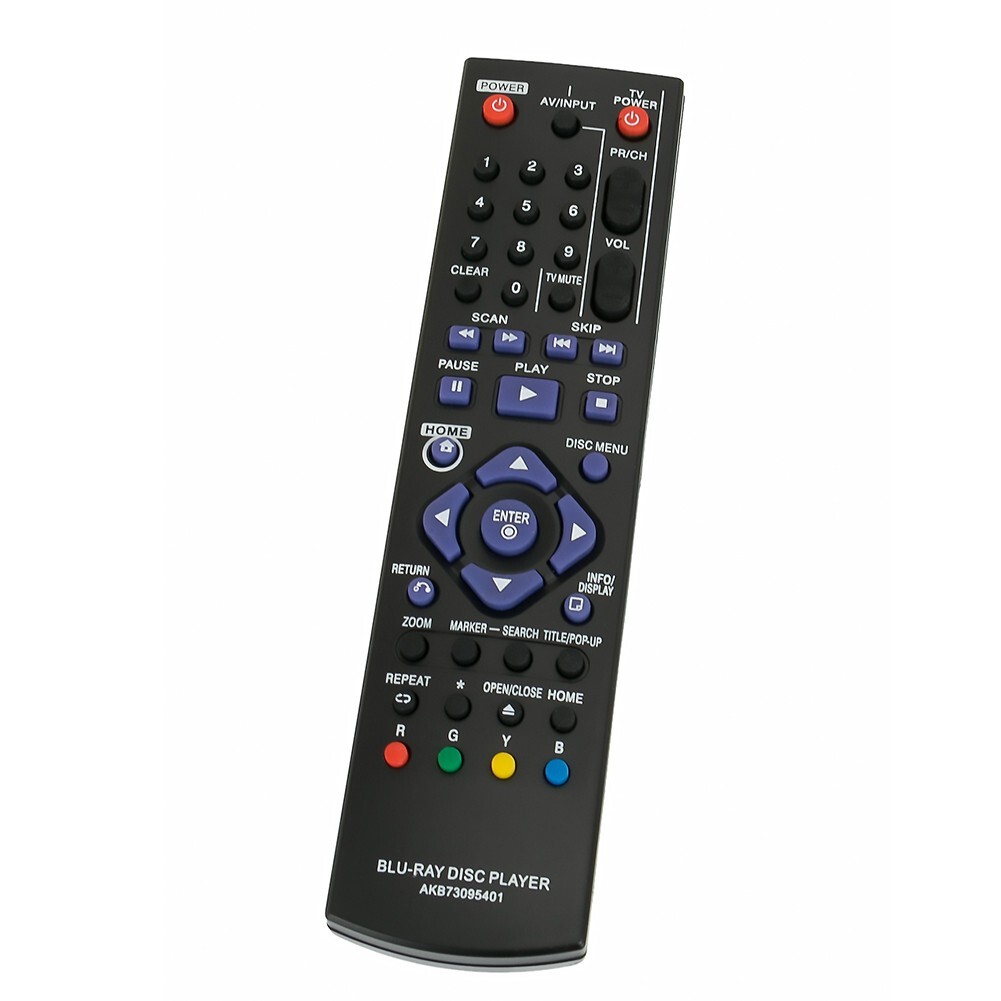 US New AKB73095401 Replace Remote for LG Blu-ray BD611 BD550 BD555 ...