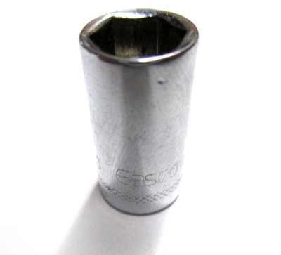 Easco Tools 6 pt. 1/4" Drive Deep Socket 5/16 Chrome 511110 *MADE IN ...