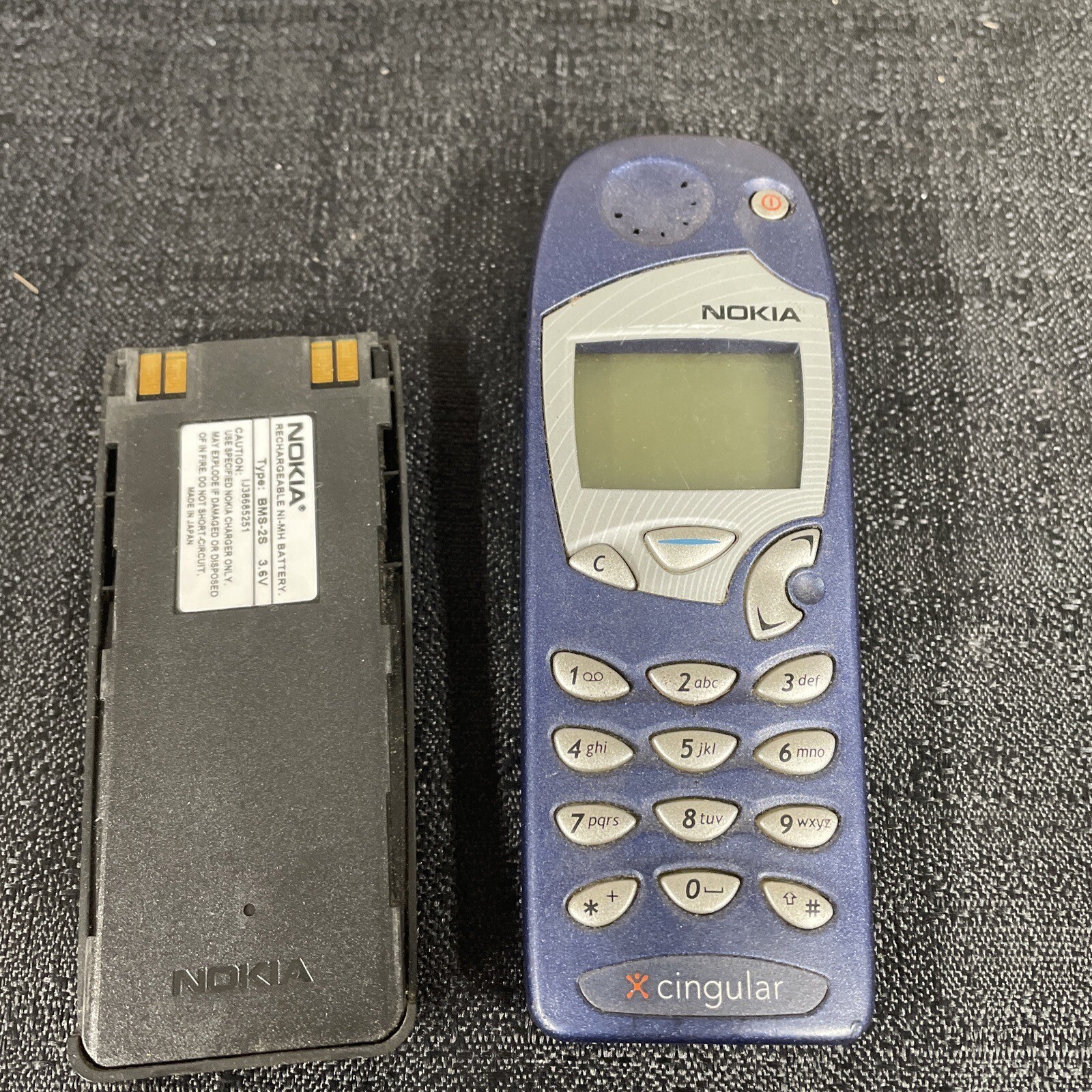 Nokia 5165 - Navy and Black ( Cingular Wireless) Cellular Phone ...