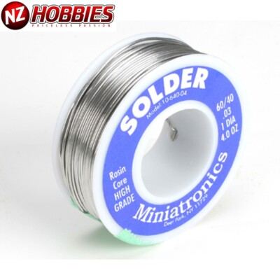 Miniatronics Rosin Core Solder 60/40, 4oz # MNT1064004 | eBay
