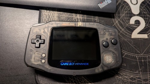 GBA IPS V2 Backlit Backlight Clear Grey | eBay