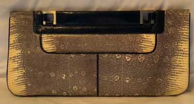Vintage Suen Cooper Exotic Snake Skin clutch w detachable strap | eBay
