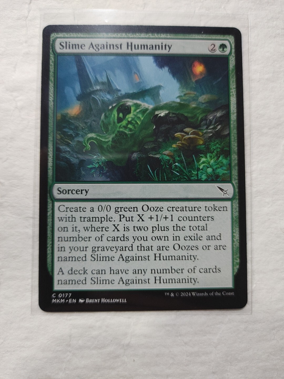 MTG - 1x Slime Against Humanity - Murders at Karlov Manor NM | eBay