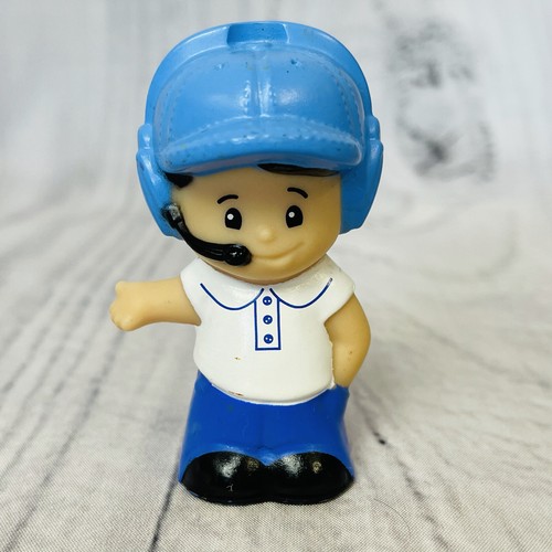 Fisher Price Little People Koby Helicopter Airplane Pilot Figure Boy ...