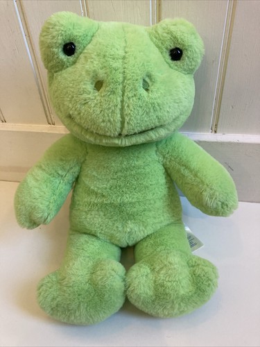Build A Bear Spring Green Frog 16" Stuffed Plush Animal Easter Plushie ...