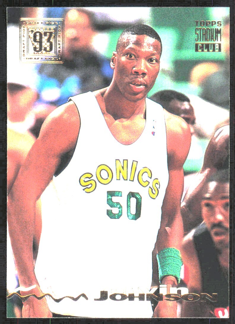 1993-94 Base Ervin Johnson Rookie Seattle Supersonics #36 Set Break | eBay
