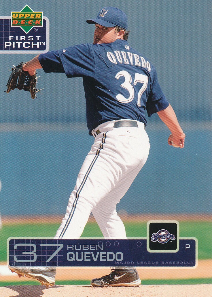 Ruben Quevedo 2003 Upper Deck First Pitch #151 Brewers | eBay