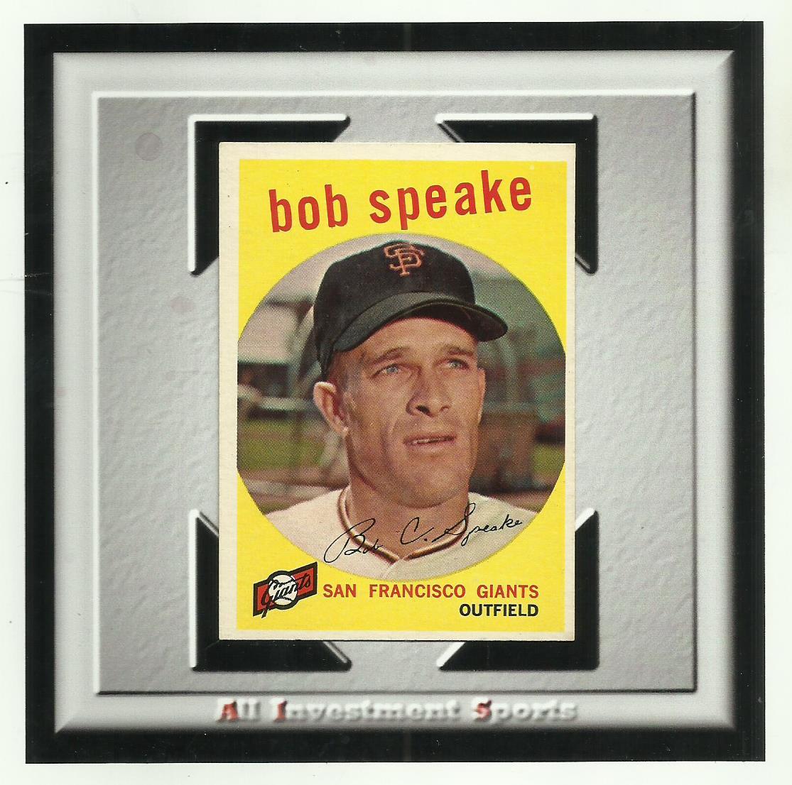 1959 Topps BOB SPEAKE #526 NM **fantastic baseball card** TD89 | eBay