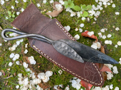 Hedge Witch Athame Ritual Knife Hand Forged Carbon Steel Traditional ...