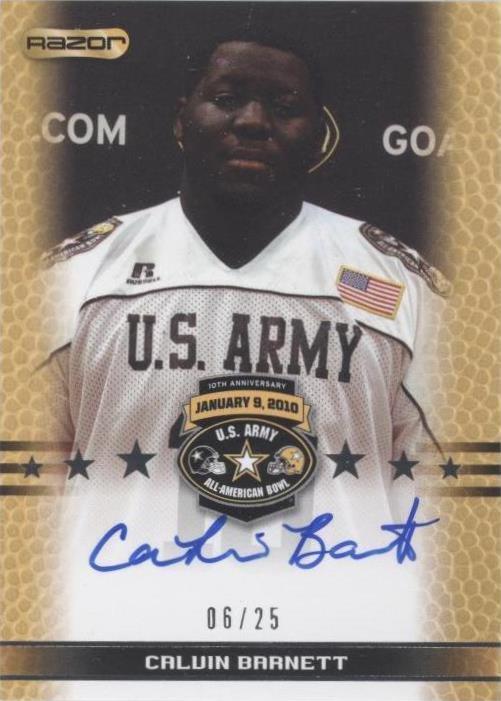 2010 Razor U.S. Army All-American Bowl - Selection Tour Autograph ...