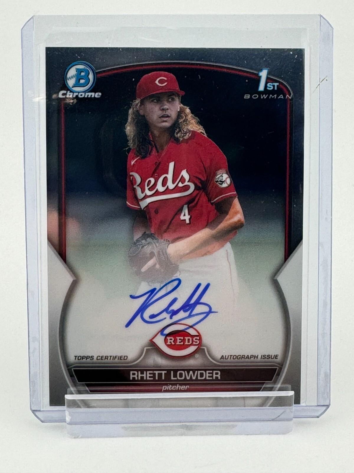2023 Bowman Draft Chrome RHETT LOWDER Prospect Autographs #CDA-RLO Reds ...