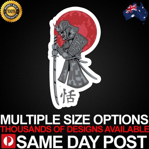 SAMURAI Vinyl Car Sticker Decal Cheap Cool Art Trippy Badass Artwork ...