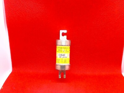 GE POWER CONTROLS CIS40- 40AMP, 660V, DC/CC FUSE | eBay