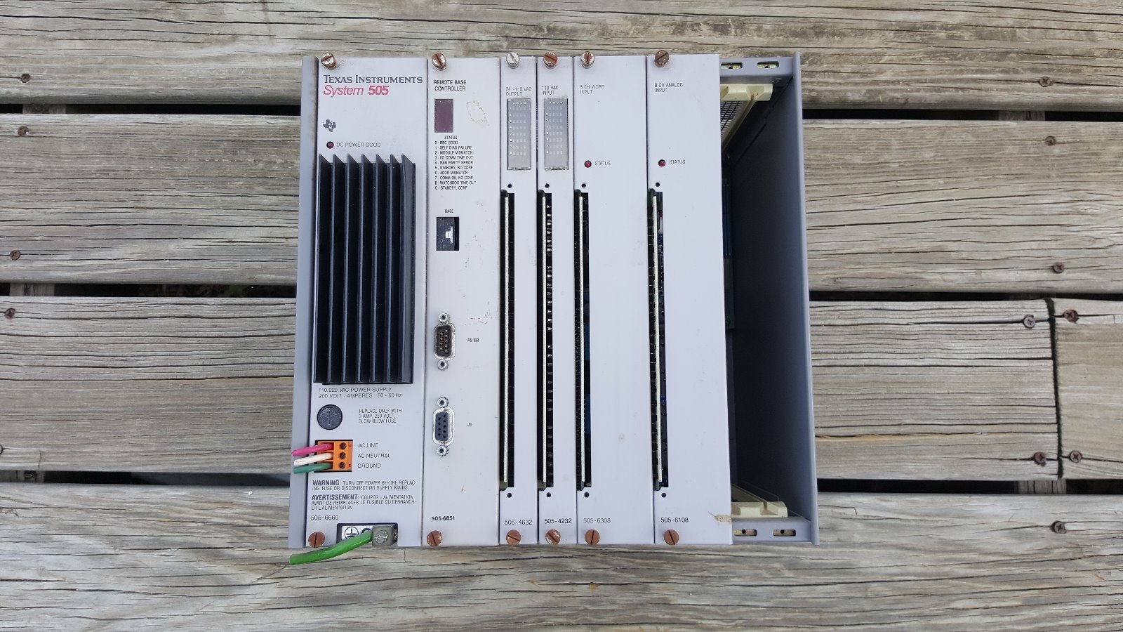 TI 505 PLC Loaded Rack | eBay