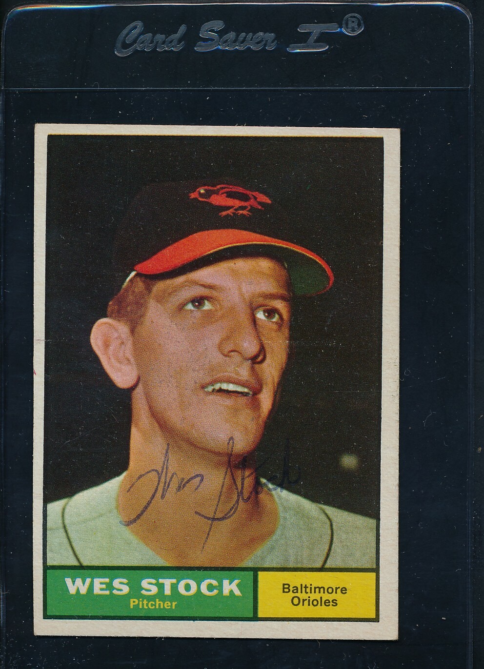 1961 Topps #26 Wes Stock Orioles Signed Auto *46551 | eBay