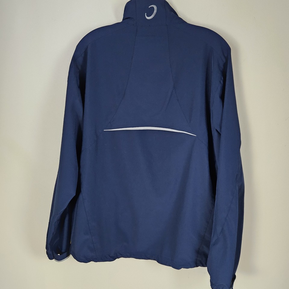 Zero Restriction Jacket Mens Large Blue Z700 Golf Full Zip Pockets ...