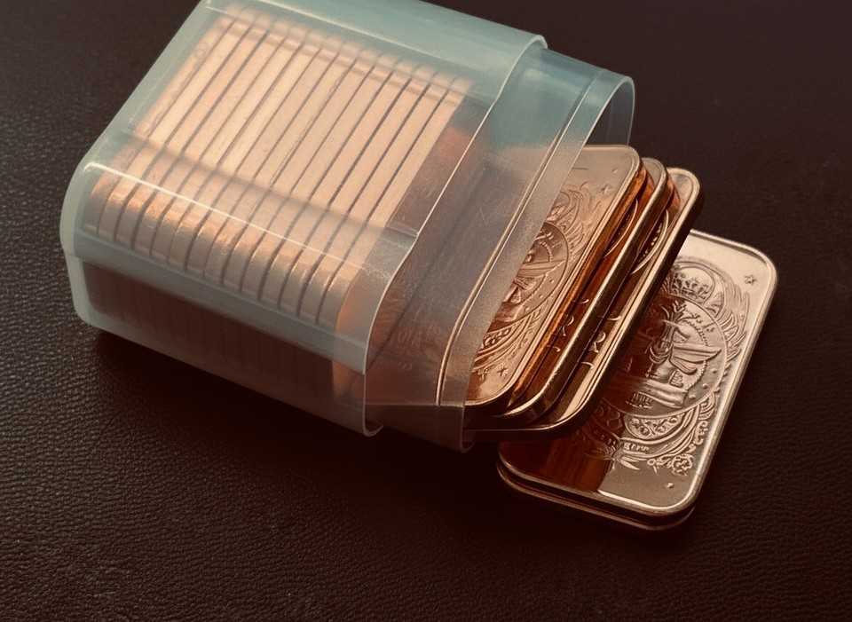 Morgan Dollar Design Osborne Mint 1 oz .999 Fine Copper Bar USA | eBay