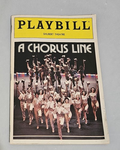 A Chorus Line Broadway Musical - Vintage Playbill April 1990 Shubert Theatre | eBay