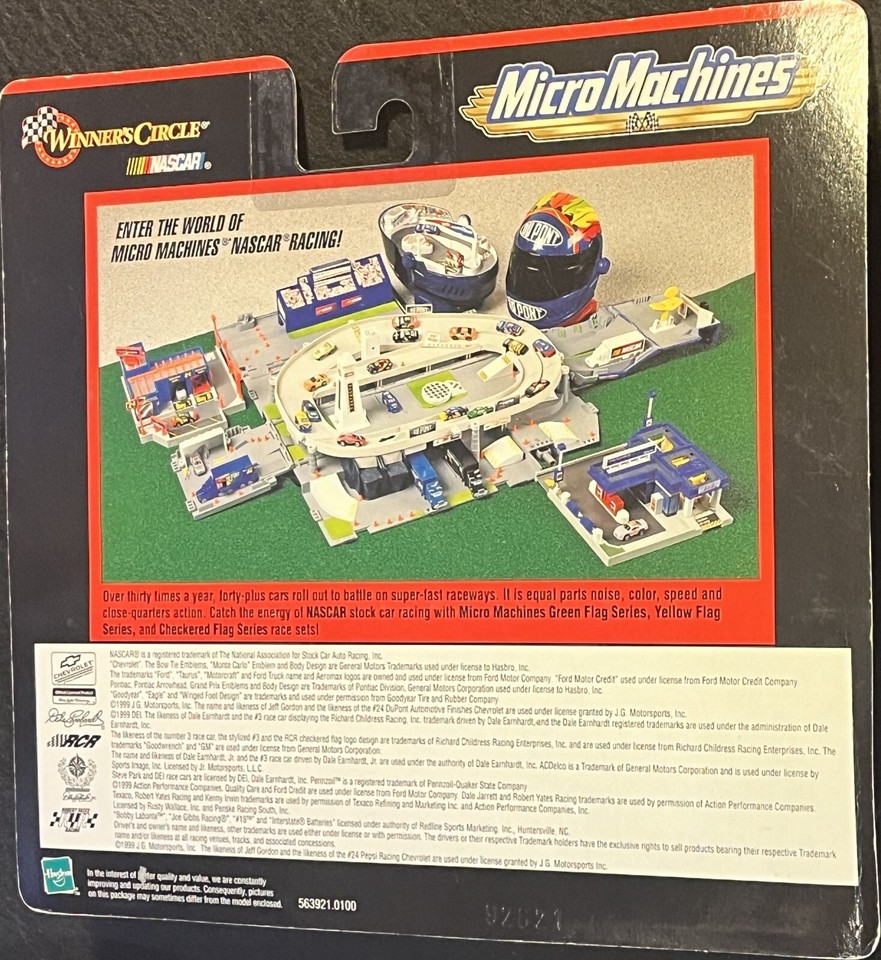 Winner's Circle 1999 Micro Machines Nascar DALE EARNHARDT Ch Flag ...